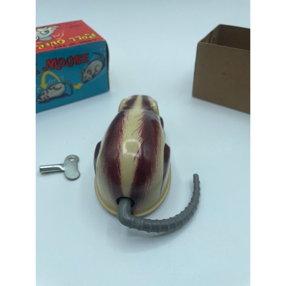 Yone | Toys | Vintage Tinplate Windup Rollover Mouse Toy Yoneya Yone ...